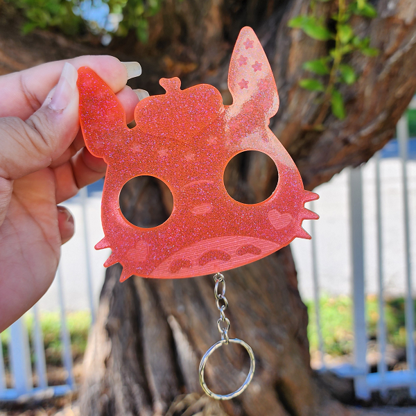 Resin Tanuki Keychain – Mythic Beauty Haus